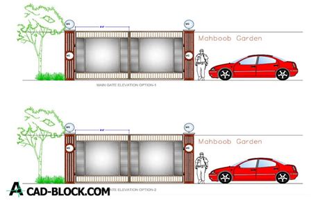Cad Gate Input Dwg Free Cad Blocks Download In Autocad 2004