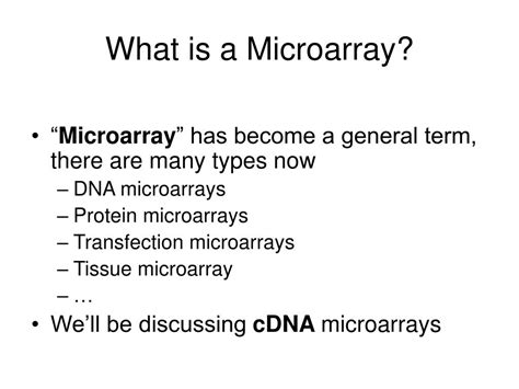 Ppt Introduction To Affymetrix Microarrays Powerpoint Presentation Free Download Id342579