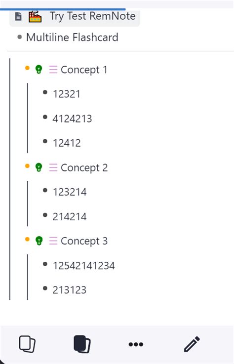 flashcard with colapsed rems learning remnote remnote
