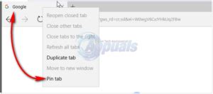 How To Pin Tabs To Edge Browser
