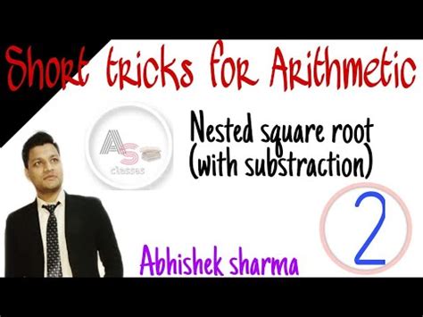 Nested Square Roots With Subtraction YouTube