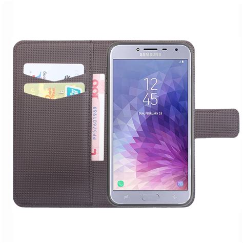 Colourful Case Leather Case For Samsung Galaxy J4 2018 Phone Case Cover
