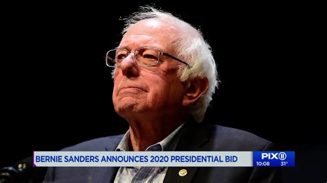 Sen Bernie Sanders Running For President In 2020