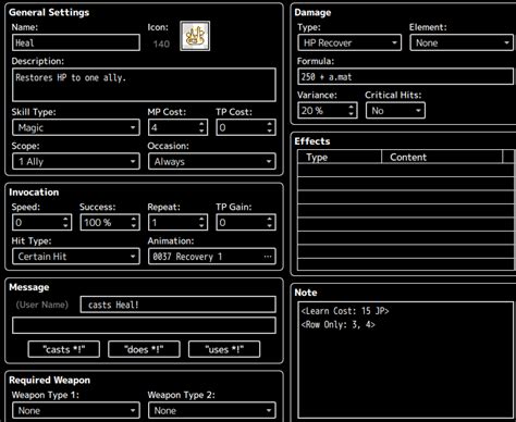 Rmmv Row Formation Skills Rpg Maker Forums