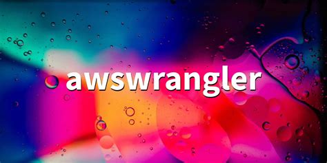 awswrangler 3 9 1 pandas on aws