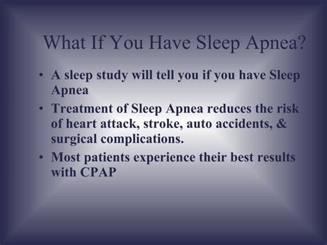 Sleep Apnea Presentation Ppt