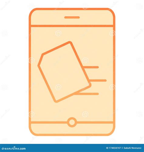 Smartphone Sending Document Flat Icon File Transfer On Phone Vector