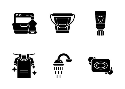 Hygiene Routine Vector Icon Set Vector Art At Vecteezy