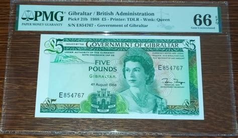 Gibraltar 5 Pounds 1988 Pick 21b Catawiki