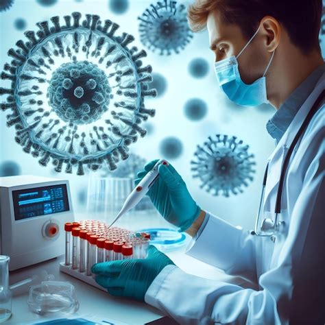 Premium Photo Scientist Conduct Research On Virus In Lab