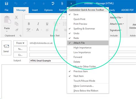 Create HTML Email With Outlook For Microsoft 365
