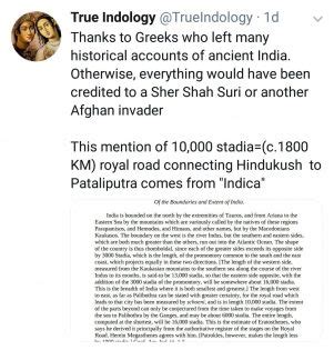 300 BC Book Indica Mentions The Great Indian Road That Connected East