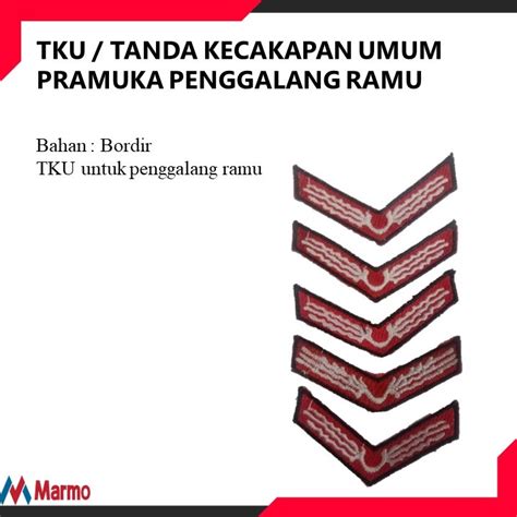 Jual TKU TANDA KECAKAPAN UMUM PRAMUKA PENGGALANG RAMU Shopee Indonesia
