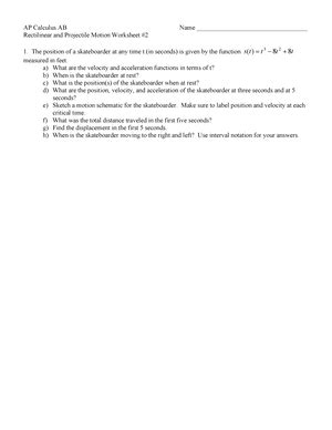 CALCULUS PROBLEM SET NO AND PROBLEMS WITH SOLUTIONS Calculus Studocu