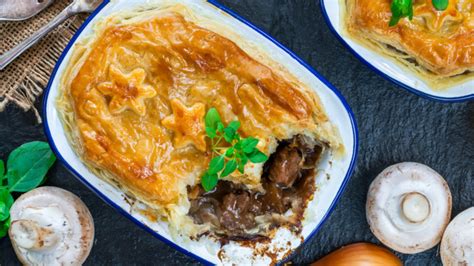 Steak And Mushroom Pie Baa Hill Farm