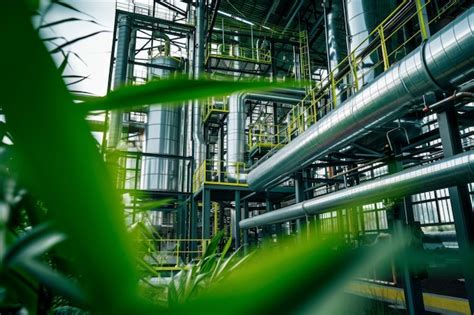 Plant With Multiple Pipes And Abundant Green Leaves Premium AI