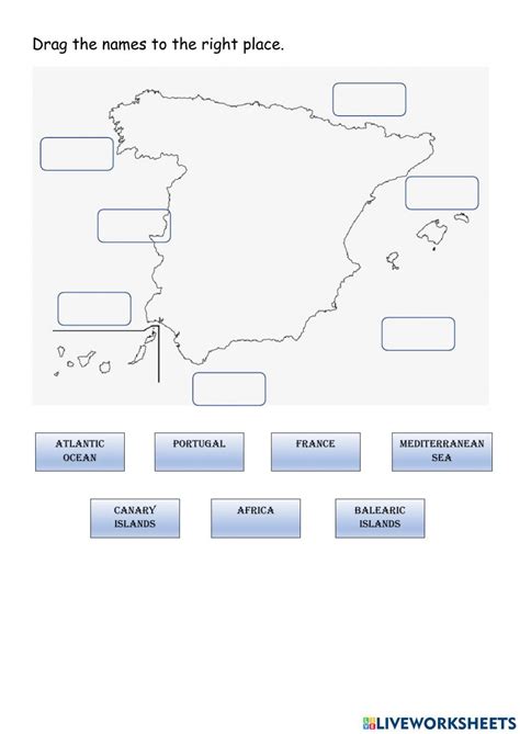 Blank Map Of U S Worksheet Worksheets Library