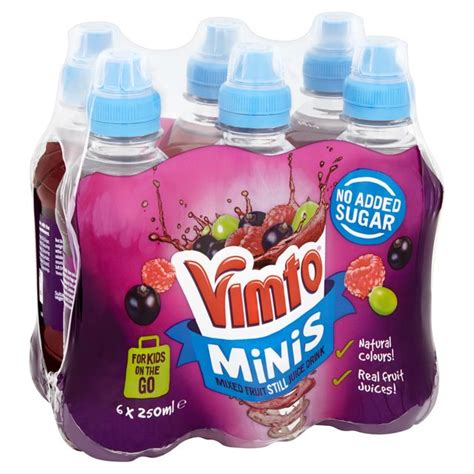 Vimto No Added Sugar Still Multipack 6 X 250ml From Ocado