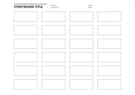 Storyboard Template Free Printable Papercraft Templates 44 Off