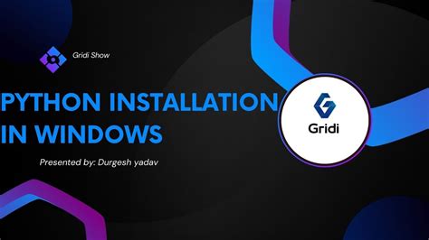 Python Installation In Windows Operating System YouTube