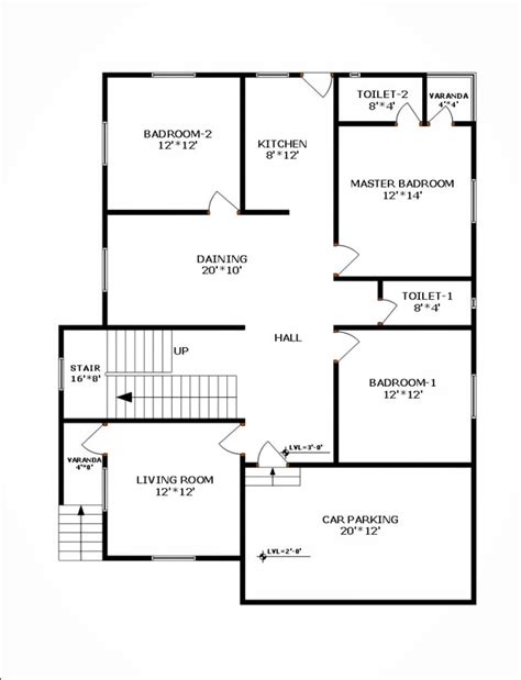 Draw Redraw 2d Architectural Floor Plan Blueprint Autocad By