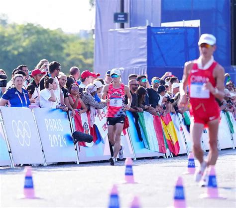 ＜パリ五輪 競歩男子20km＞ゴールする池田（撮影・小海途 良幹） スポニチ Sponichi Annex スポーツ