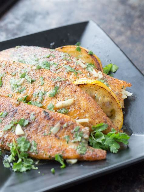 Pan Seared Tilapia With Lemon Butter Recipe Seafood Recipes Lemon