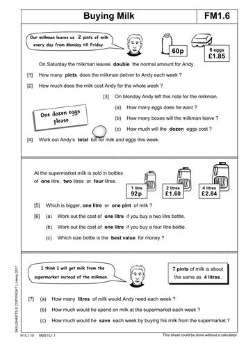 Functional Maths Level 1 Teaching Resources