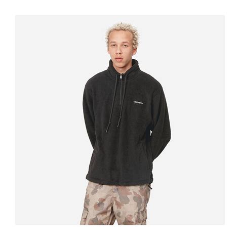 Carhartt Wip Ethan Half Zip Sweat I030133 Blackwax Glamiro