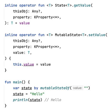 When You Use By Keyword After A Property You Delegate Getter To