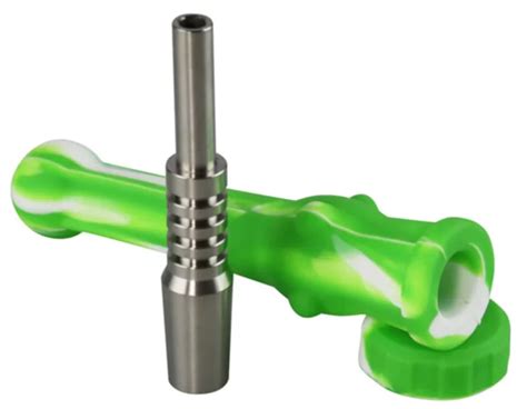 Silicone Nectar Collector Titanium Tip 14mm Cheapest Cbd Vape And