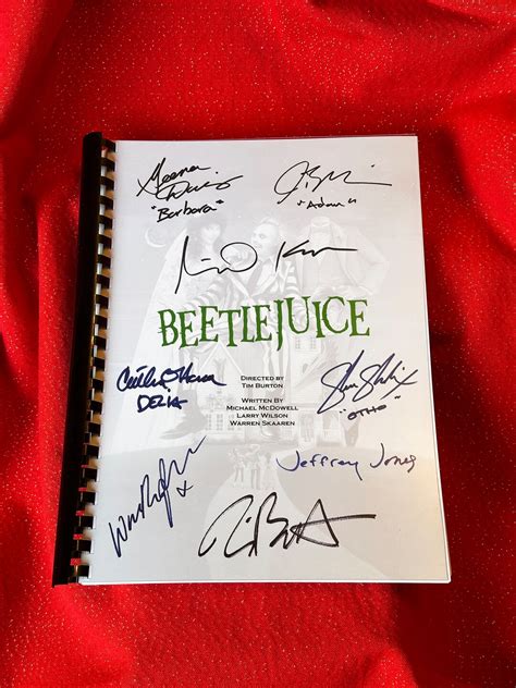 Beetlejuice Movie Script Birthday T Movie T Film Screenplay