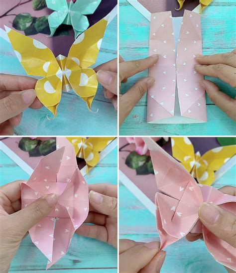 Simple Diy Butterfly Craft For Beginners Origami Paper Butterflies