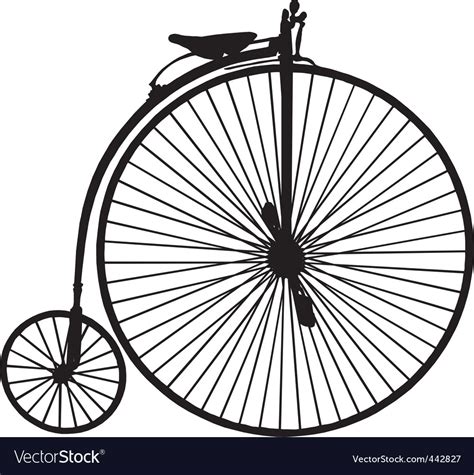Penny Farthing Bicycle Royalty Free Vector Image