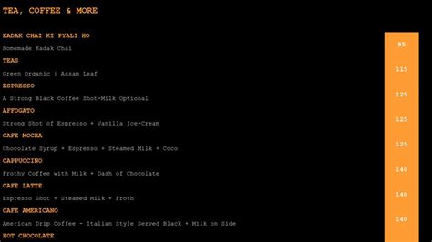 Food Menu