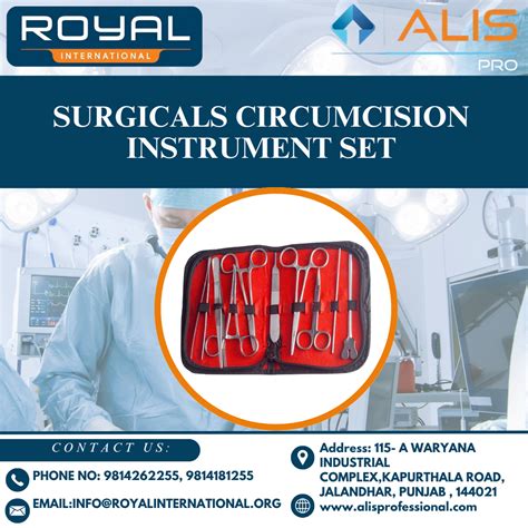 Surgicals Circumcision Instrument Set At Best Price In Jalandhar