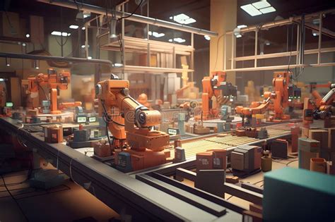 Animated Robotic Arms With Personalities Engaged In A Synchronized