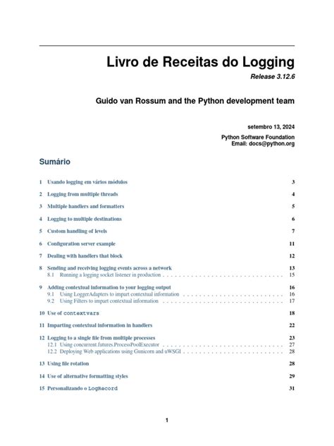 Howto Logging Cookbook Pdf