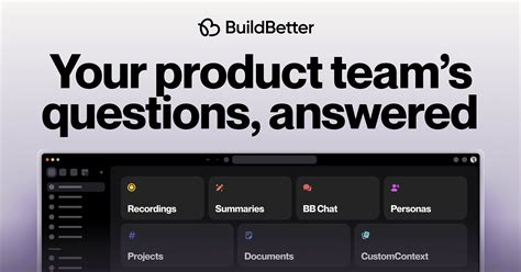 buildbetter ai for product teams