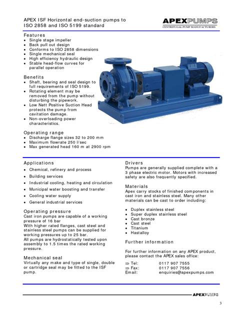 Apex Pump Technical Description Pdf Pump