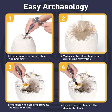 Buy Atopoler Dinosaur Egg Excavation Kit Discover Jumbo Dino Egg Dig