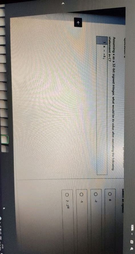 Assuming X As A Bit Signed Integer Studyx