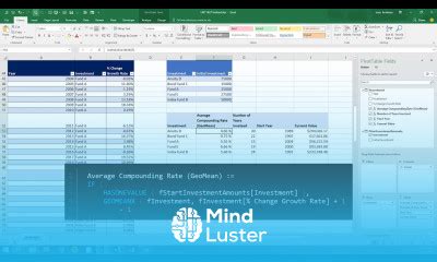 Learn Excel Magic Trick 1427 DAX GEOMEANX Function Average Compounding