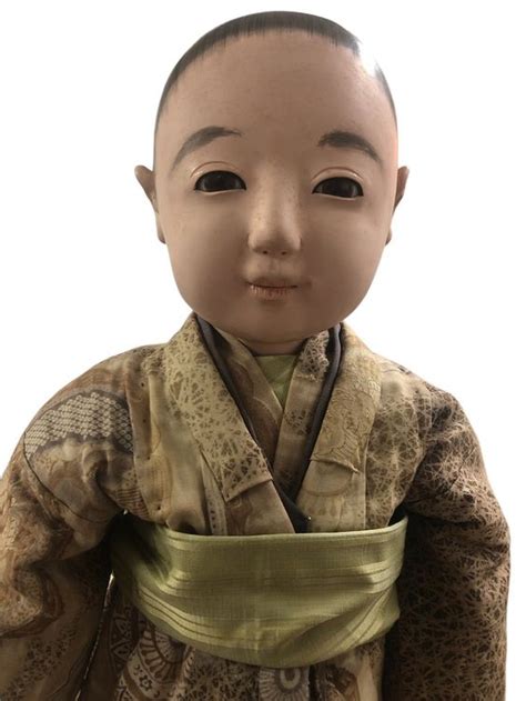 Antike Asiatische Puppe 59 Cm Gross Mit Glasaugen Kaufen Auf Ricardo