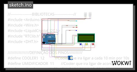 Estufa De Filamentos Wokwi Arduino And Esp32 Simulator