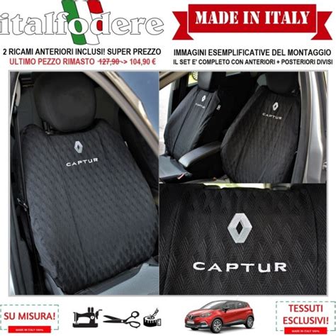 Fodere Complete Renault Captur Fodere Foderine Vari Colori