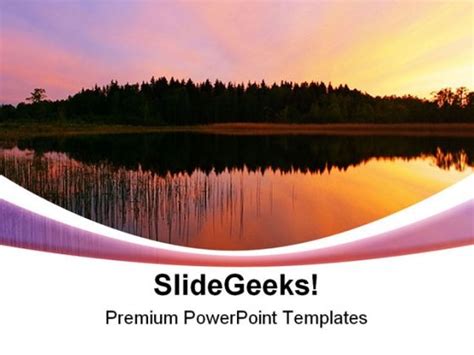 Color Reflection Nature Powerpoint Templates And Powerpoint Backgrounds