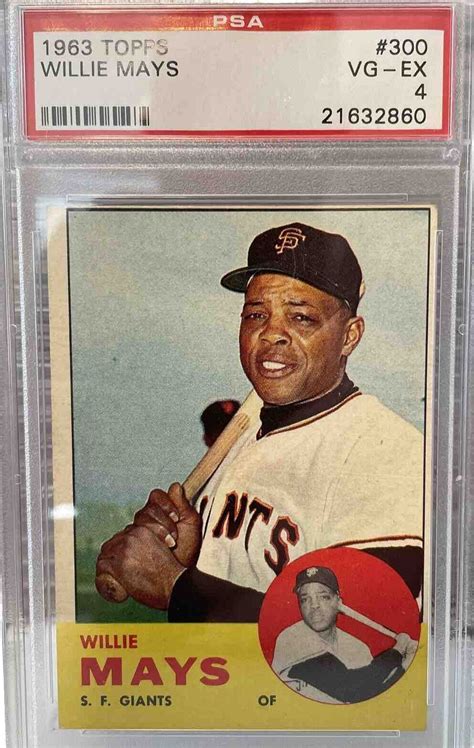 1963 Topps 300 Willie Mays For Sale Online EBay