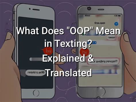 What Does OOP Mean In Texting Explained Translated Symbol Genie