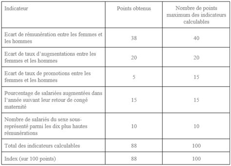 Index Dégalité Professionnelle Femmes Hommes 2022 Isatis
